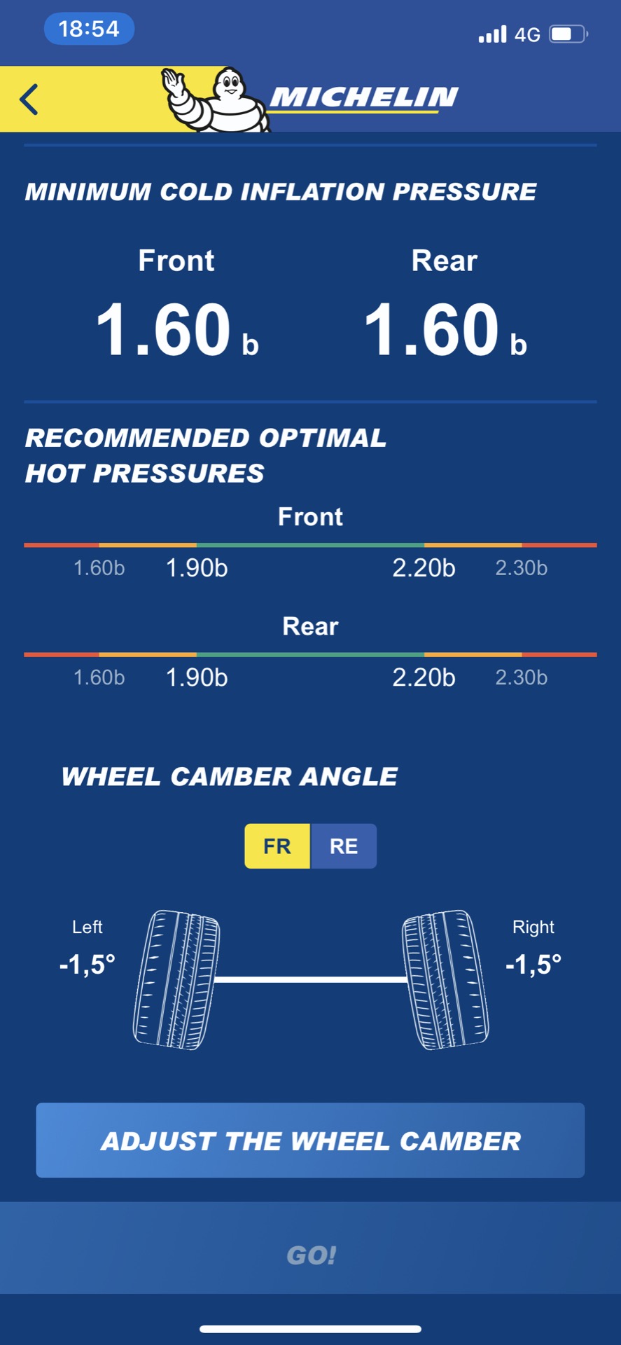 Michelin Track Connect: la app para controlar tus neumáticos